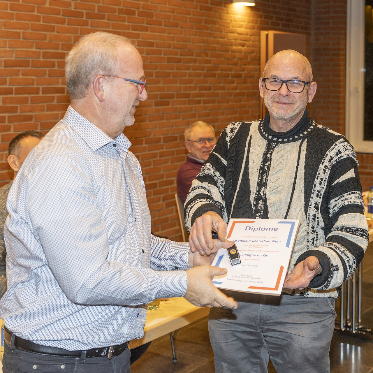 Generalversammlung beim Briefmarkensammlerverein Philcolux 68. Exphimo ...